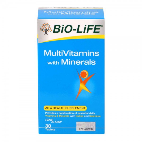 BIOLIFE MULTIVITAMINS WITH MINERALS 30'S EXP:02/23 | Shopee Malaysia