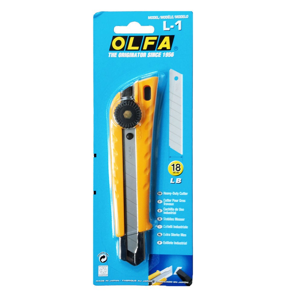 [HippoArt]OLFA Model L-1 Cutter Heavy Duty Blade 18MM | Shopee Malaysia