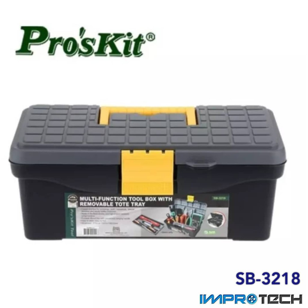 PROSKIT Multi-function Tool Box with Removable Tobe Tray | Shopee Malaysia
