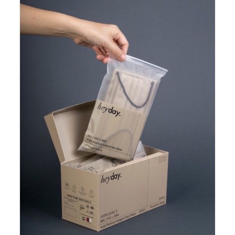 [Ready Stock] Heyday 4ply Premium Surgical Face Mask -Astm Level 3 ...