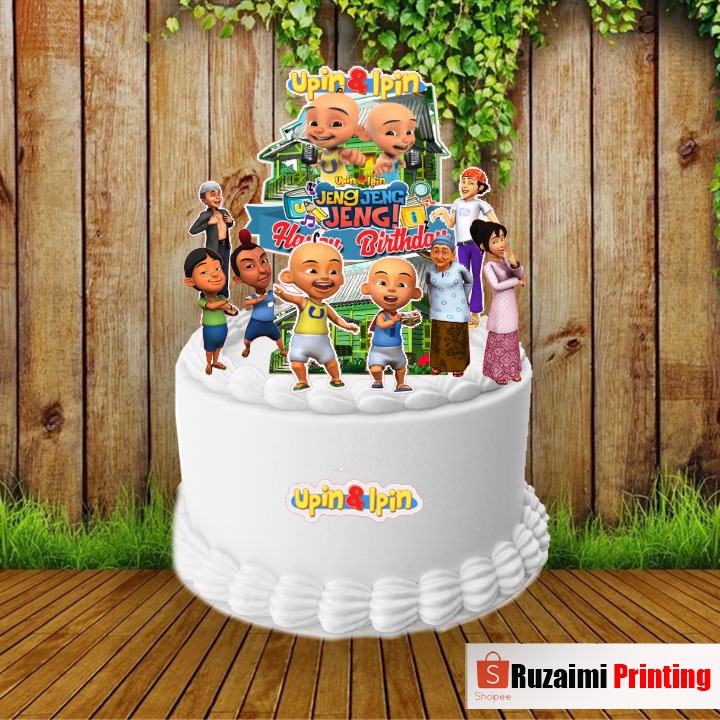 Upin & Ipin Cake Topper 009 | Shopee Malaysia