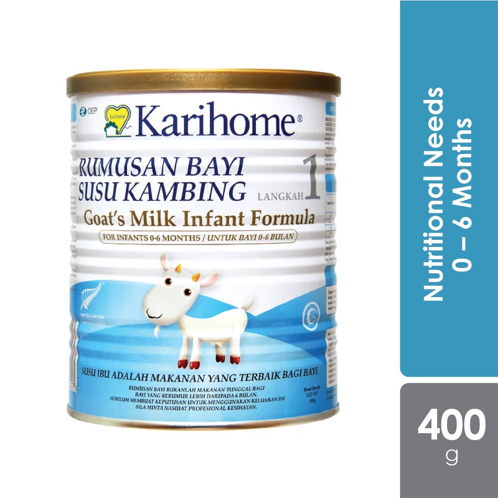 Susu Formula Kambing KARIHOME Langkah 1(NEWBORN)0-6 Bulan 100% Dari ...