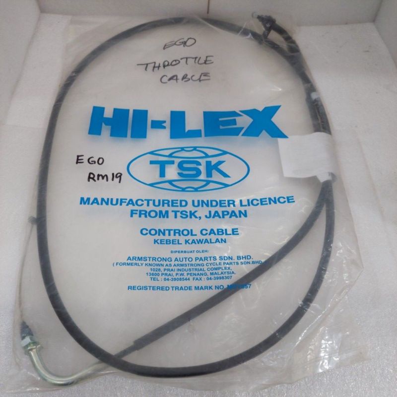 Yamaha Ego Throttle Cable (TSK) (5VW-F6311-00) | Shopee Malaysia