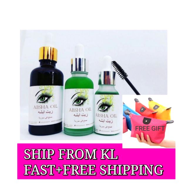 Absha Oil Serum bulu mata, serum rambut | Shopee Malaysia