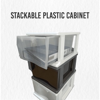 1/2/3 Tier Plastic Drawer Laci Kabinet Storage Cabinet Laci Plastik ...