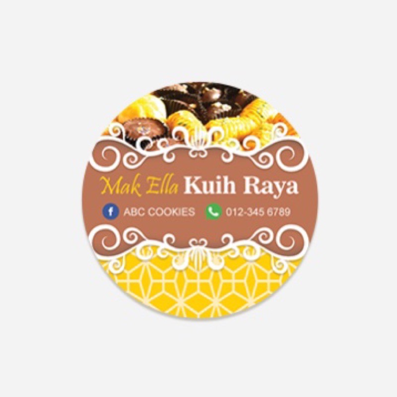 label sticker kuih raya 40MM | Shopee Malaysia