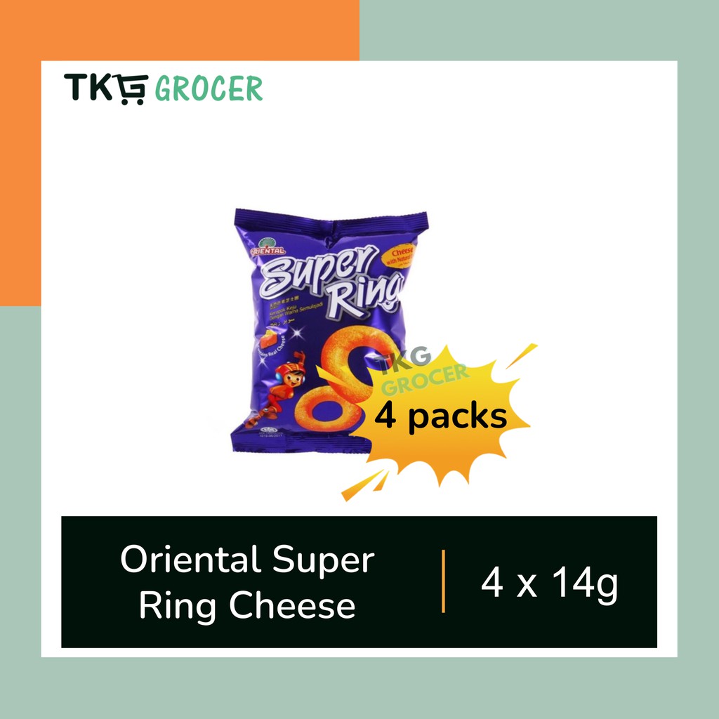 Oriental Super Ring Cheese (4 pack x 14g) | Shopee Malaysia