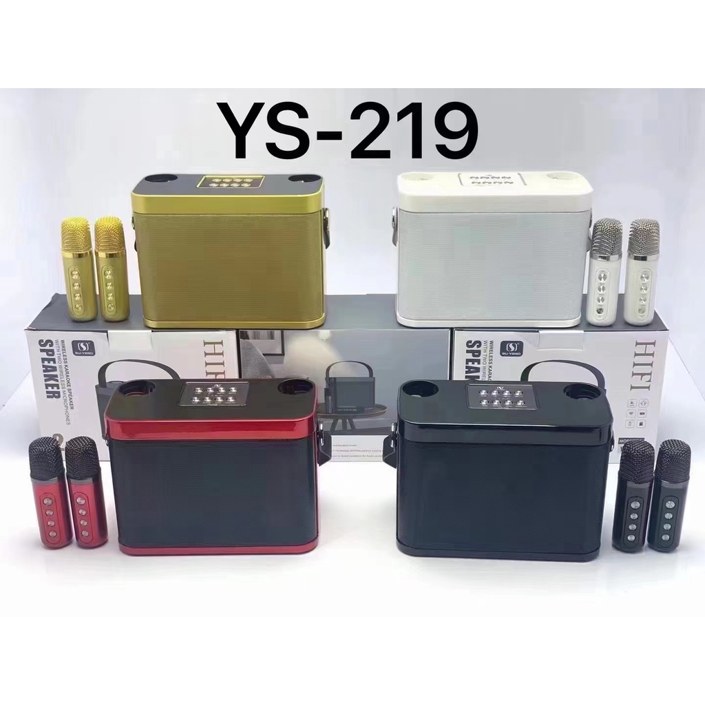 SU-YOSD YS219 SD301 Wireless Bluetooth Dual Microphone Karaoke Easy to ...