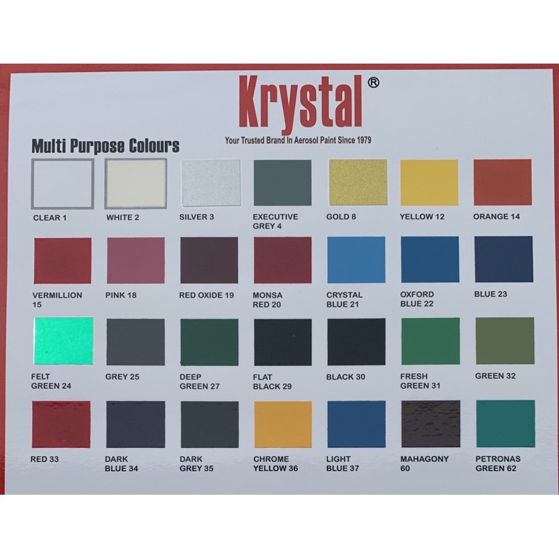 Aerosol krystal Spray Paint 400ml | Shopee Malaysia