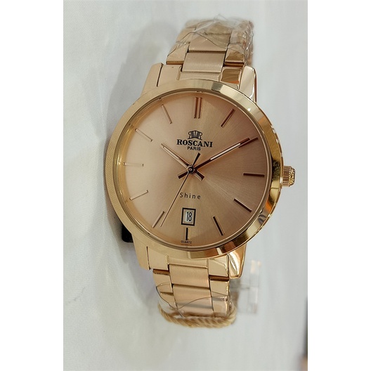 ROSCANI FULL ROSE GOLD COUPLE WATCH BL 4606T9/BG 4504T9 - INTERNATIONAL ...