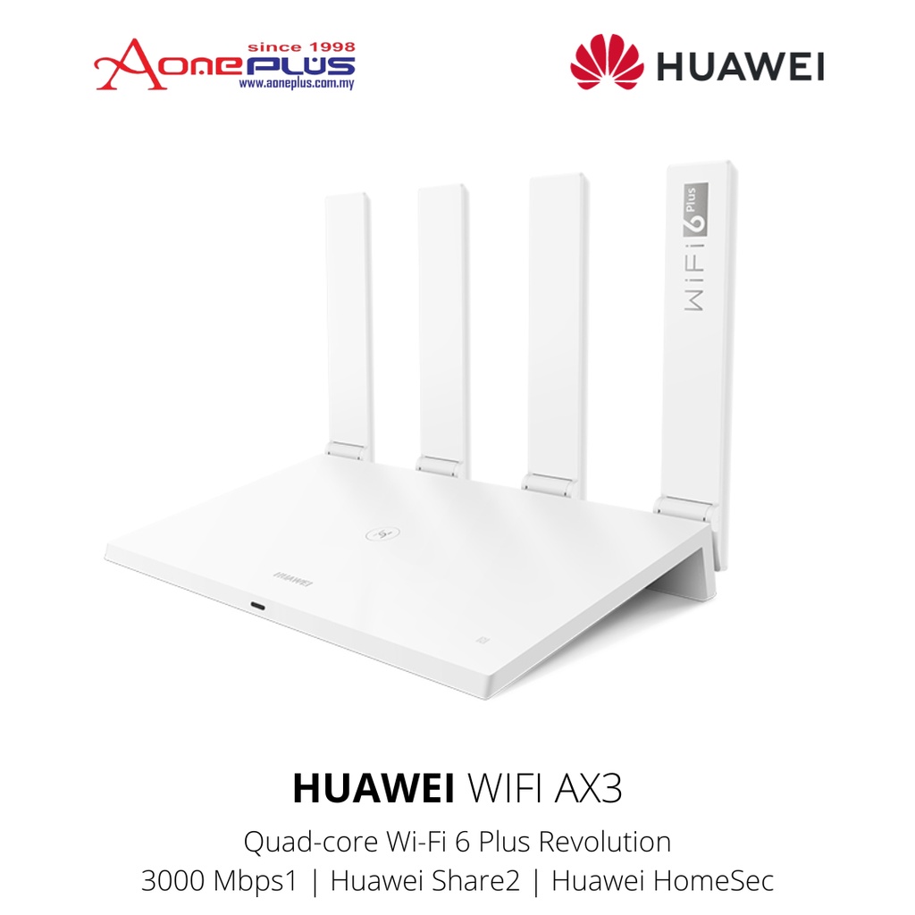 (AONE PLUS SS2)HUAWEI WiFi AX3 Wi-Fi 6 (Dual-core) Wireless Router ...