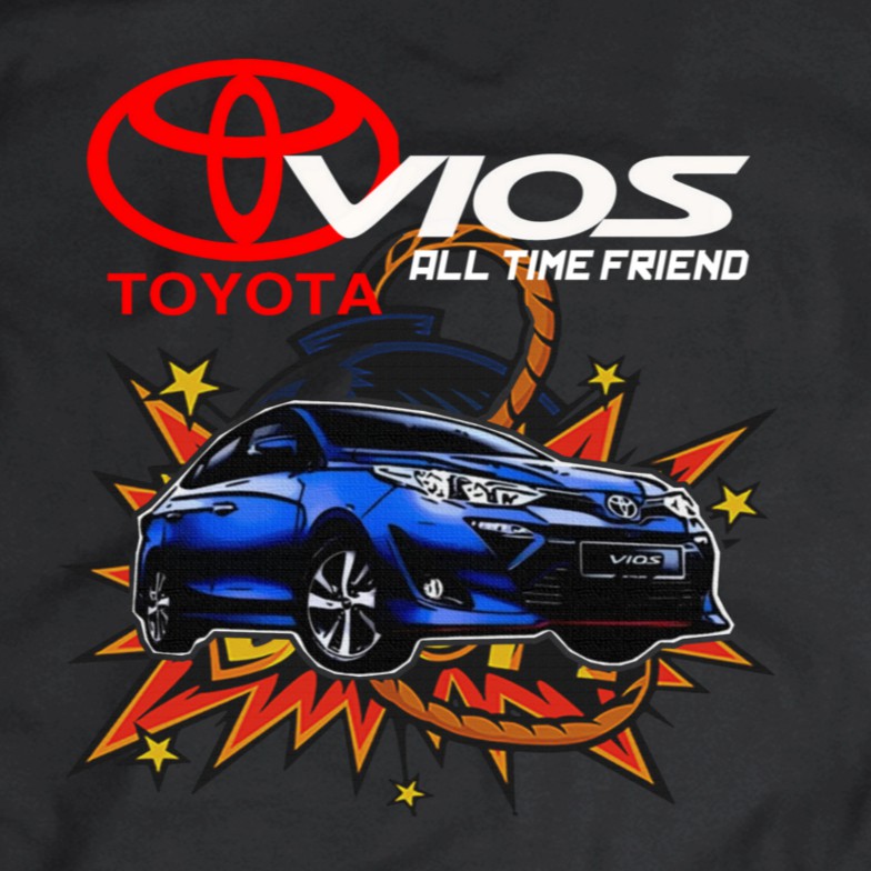 TOYOTA VIOS CAR CLUB LOGO UNISEX GRAPHIC T-SHIRT | Shopee Malaysia