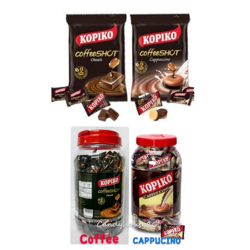 Kopiko Coffee Shot Classic Kopiko Cappucino Candy 300Pcs | Shopee Malaysia