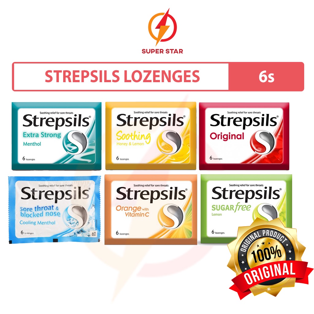 Strepsils Sore Throat Lozenges 6pcs (1 Packet) | Shopee Malaysia