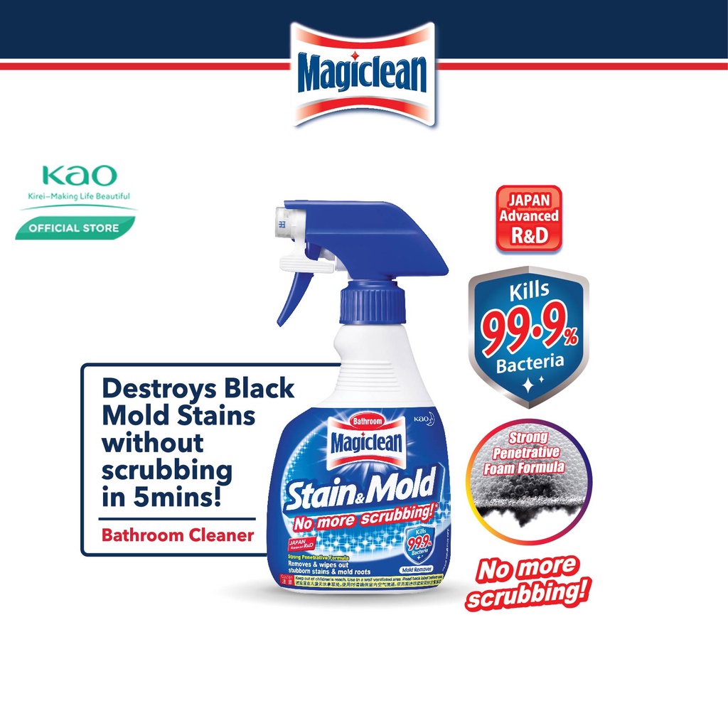 MAGICLEAN Bathroom Stain and Mold Remover (400ml) | Shopee Malaysia
