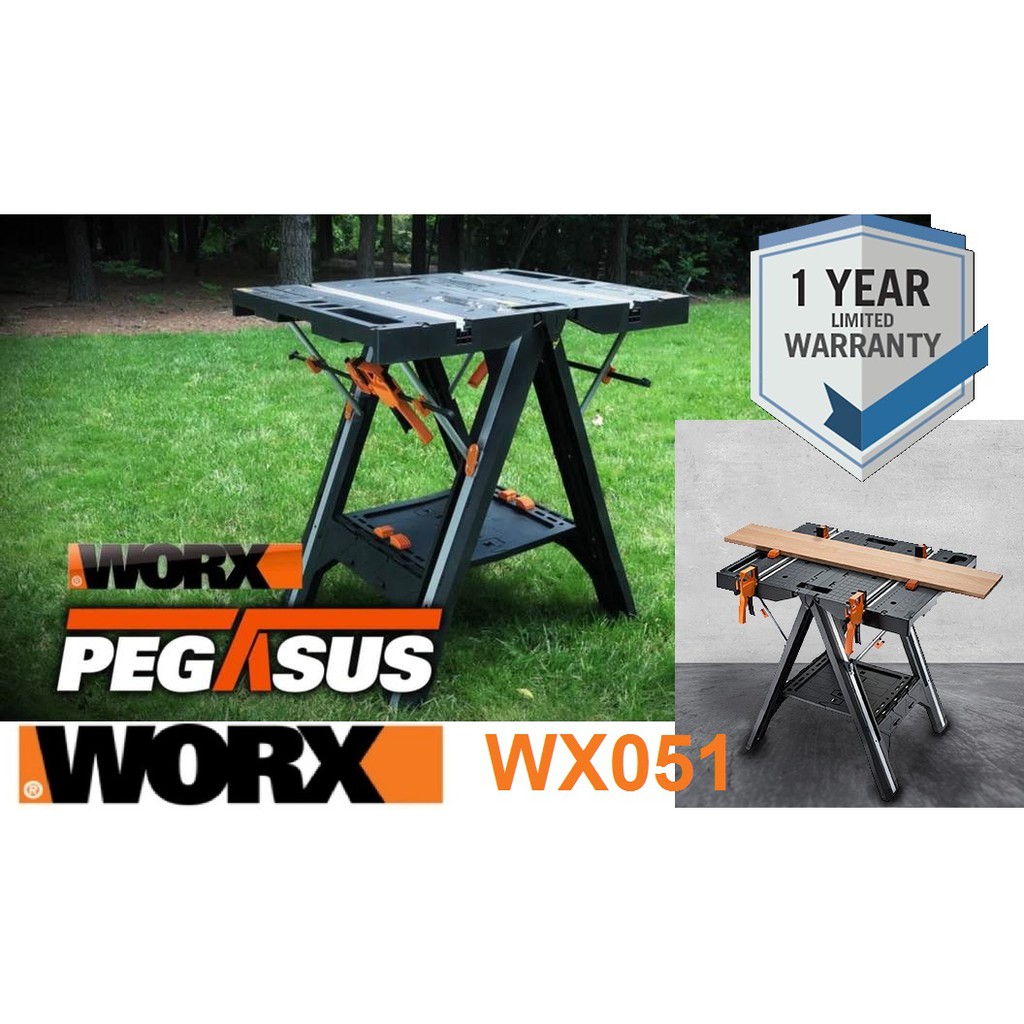 Worx Pegasus Folding Work Table & Sawhorse | Shopee Malaysia