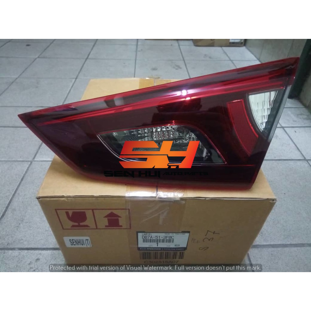 MAZDA 2 Skyactive Tail Lamp Inner Right RH Assembly DB7A513F0C Genuine ...