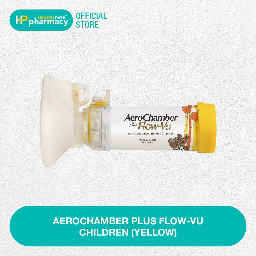 AeroChamber plus flow-vu children yellow | Shopee Malaysia