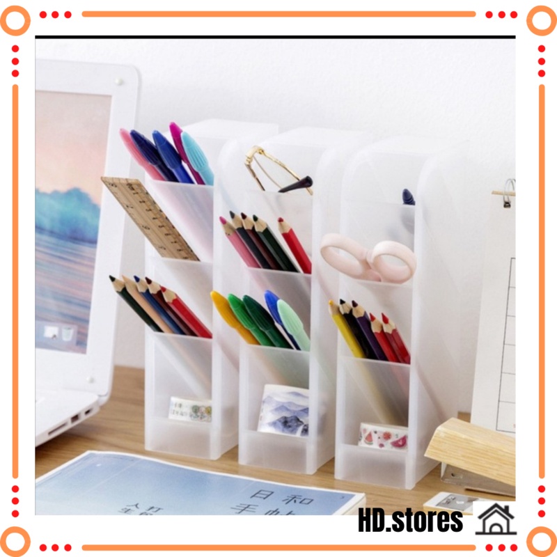 TRANSPARENT PEN HOLDER/ DRAWER STATIONARY/ DRAWER STACKABLE/ STATIONARY ...