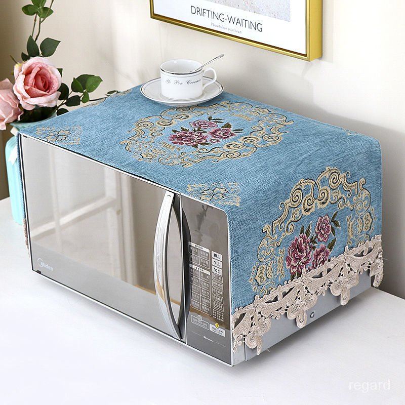 Kain Ketuhar Gelombang Mikro Eropah Meliputi Peti Sejuk Penutup Tuala ...