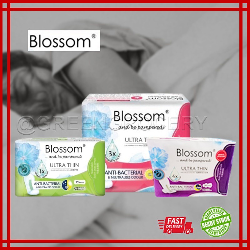 Blossom Ultra Thin Pad DAY USE/OVERNIGHT/PANTILINER (newpacking ...