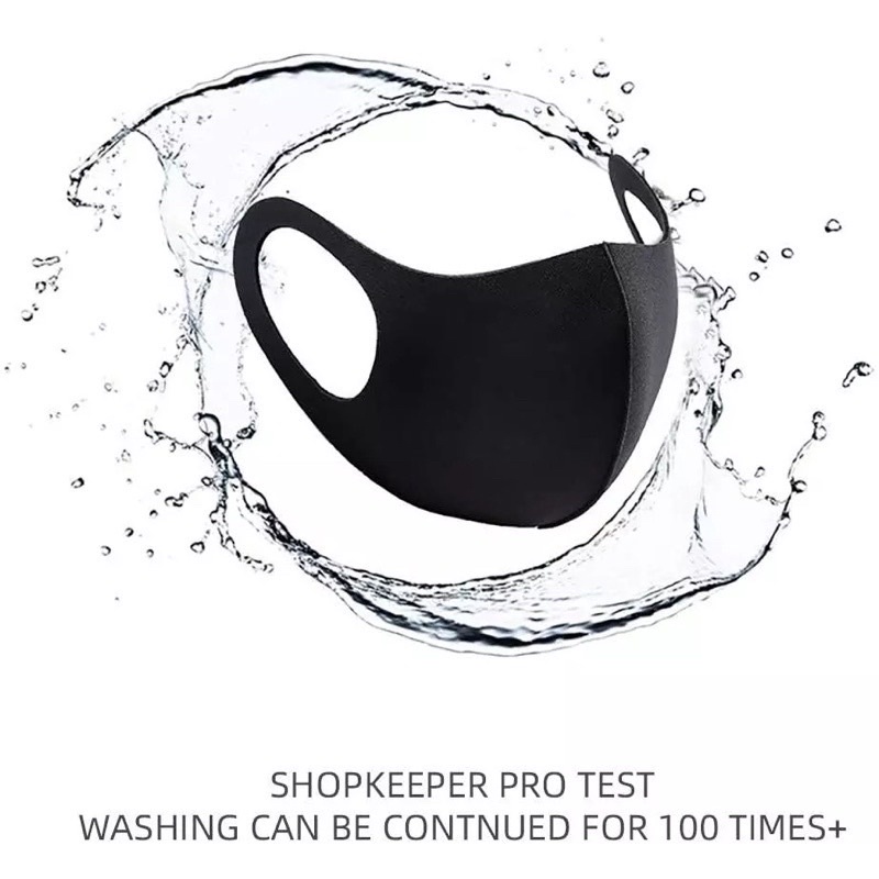 3D Cloth Mask Face Mask Adult Mask Kain Cotton Washable Mask Earloop ...