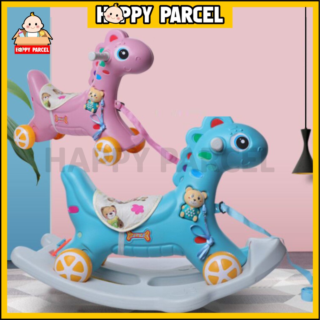 2 In 1 Rocking Horse Rider Push Car Rocker Kuda Goyang Mainan Budak ...