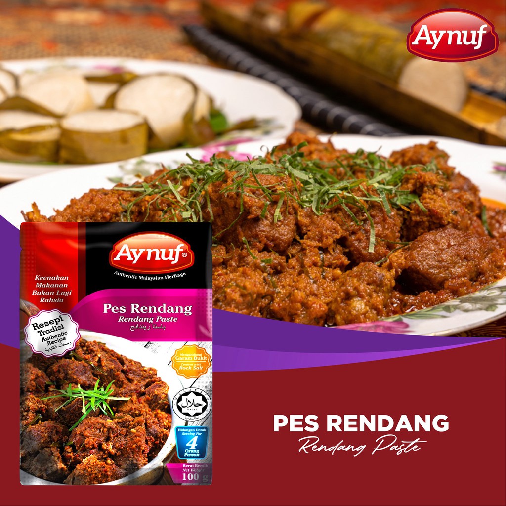 PES RENDANG AYNUF Cooking Paste Perencah Masak Masakan Rempah Murah ...
