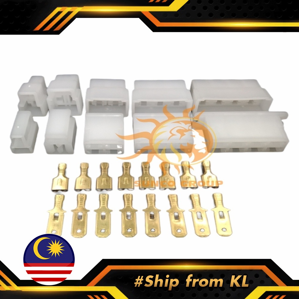 6.3MM TERMINAL SOCKET CONNECTOR GENERAL WIRE CONNECTOR with Mount 1Pin ...