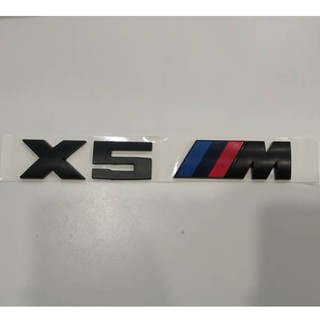 [READY STOCK !!!] BMW X5 M Emblem Logo Matt Black | BMW X5M Emblem logo ...