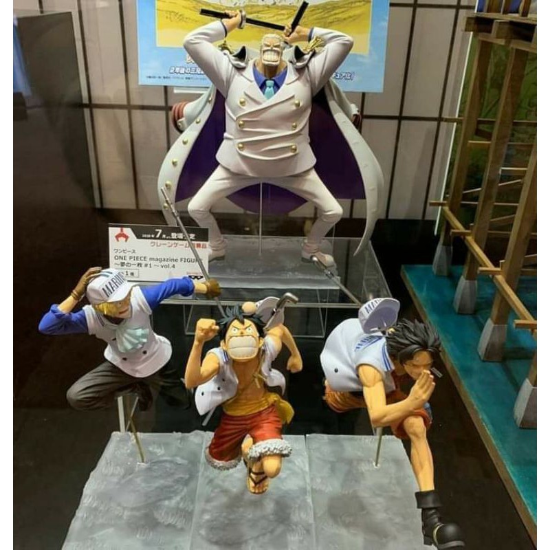Marine Set Sabo,Garp, Luffy & Ace Magazine Figure | Shopee Malaysia