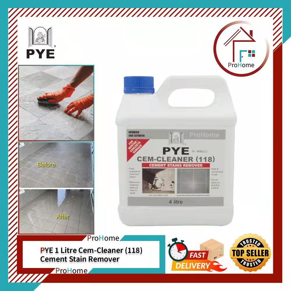 PYE 1Litre Cem-Cleaner 118/ Cement Remover | Shopee Malaysia