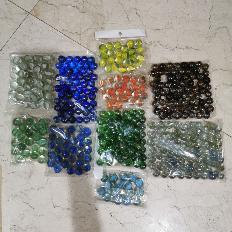 [Used] Marbles (10 colours to choose) | Shopee Malaysia