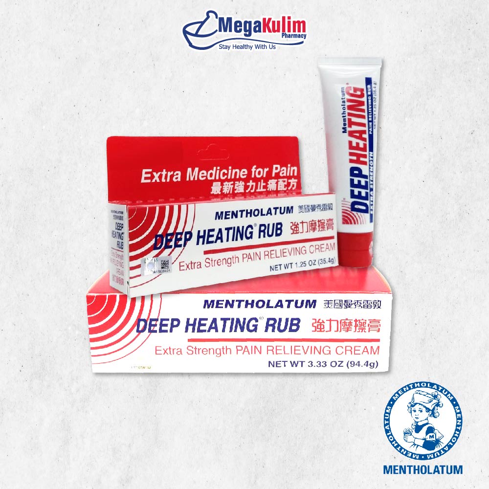 Mentholatum Deep Heating Extra Strength Rub (35.4g / 94.4g) | Shopee ...