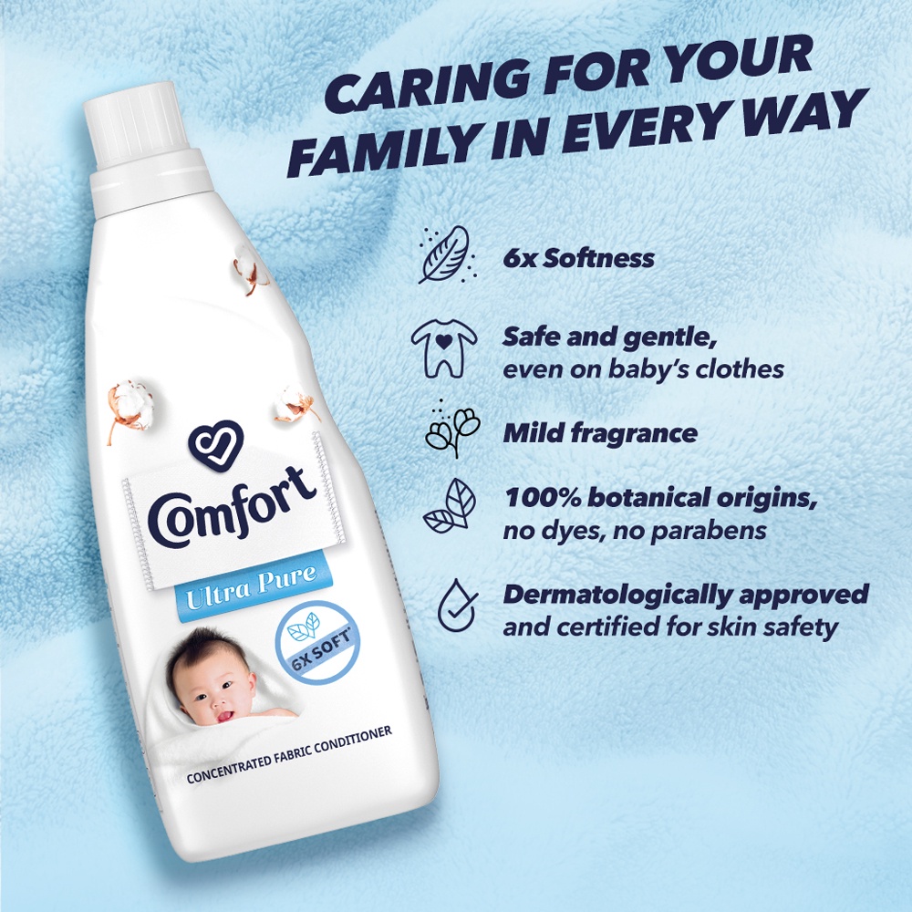 Comfort Concentrated Fabric Softener Ultra Pure (800ml) | Shopee Malaysia