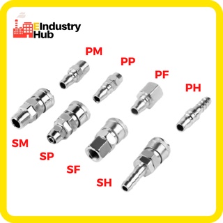 SH20 SH30 SH40 Pneumatic Air Compressor Hose Quick Coupler Plug Fitting ...