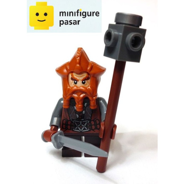 lor046 Lego The Hobbit 79010 - Nori the Dwarf Minifigure with Weapon ...