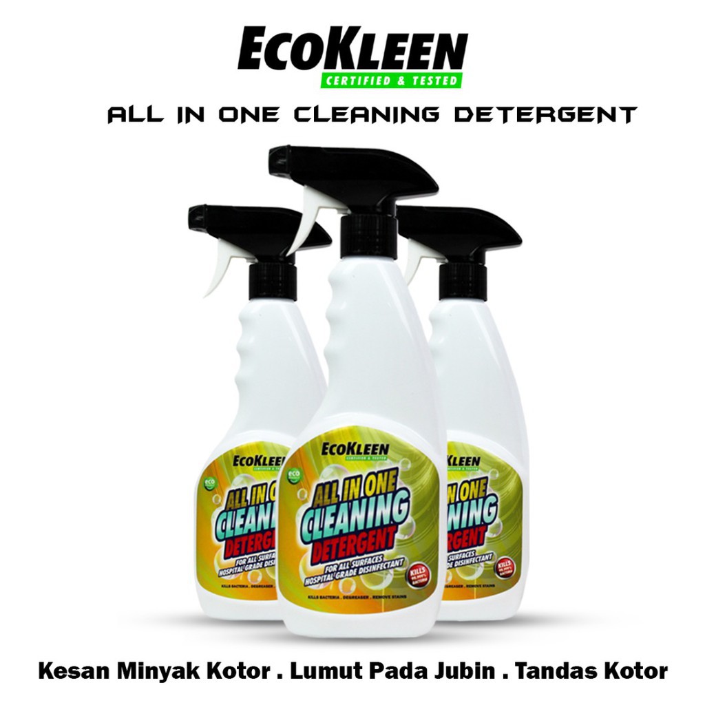 Eco Kleen All In One Cleaning Detergent & Antibacterial Cleaner ...