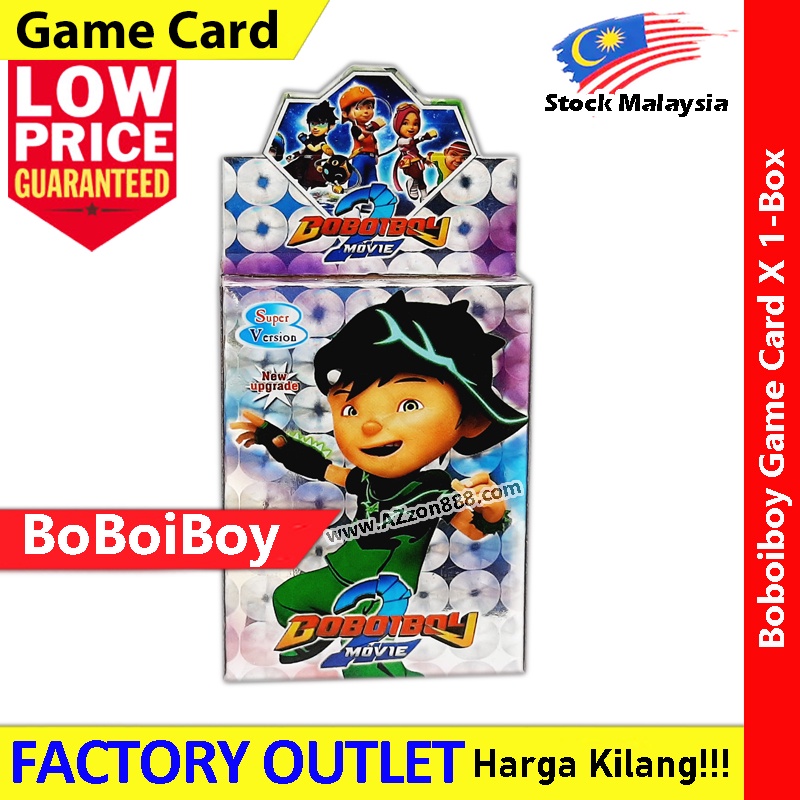 BoBoiBoy Trading Game Card X 1-Box #BoBoiBoy #GameCard #1860-B | Shopee ...