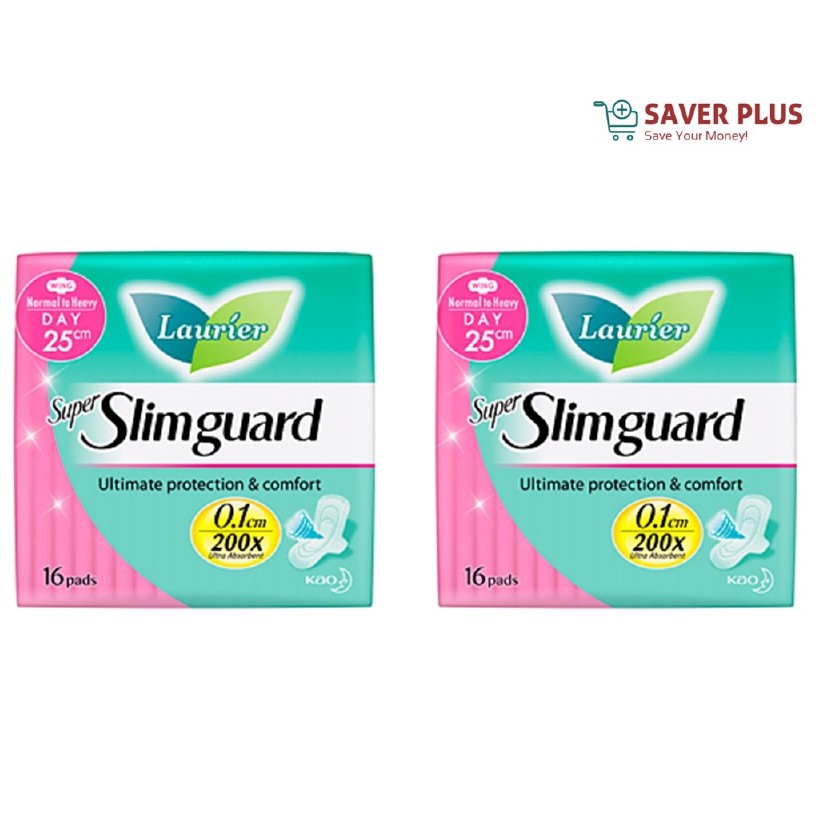 Laurier Super Slim Guard 2 X 16s (25cm) | Shopee Malaysia
