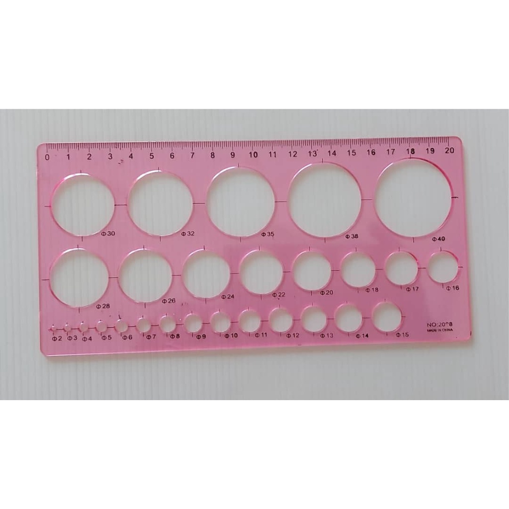 RULER CIRCLE DRAWING STENCIL / PEMBARIS BULATAN | Shopee Malaysia