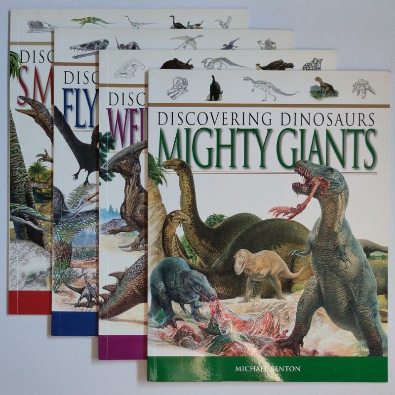 (Pre-loved) (4-in-1 Set) Discovering Dinosaur Book | Shopee Malaysia
