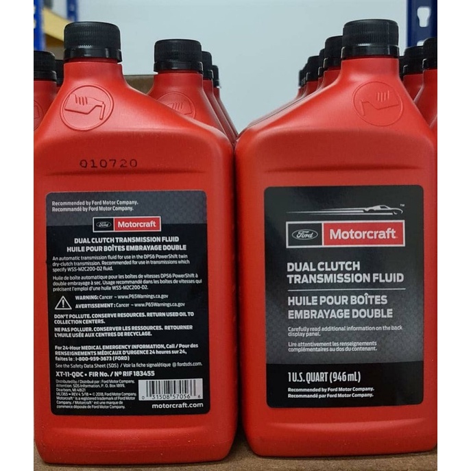 FORD GENUINE PARTS DUAL CLUTCH TRANSMISSION FLUID DCT MAZDA BT50 FORD ...
