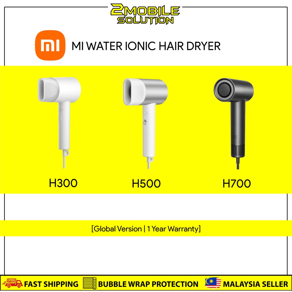 Xiaomi Mi Mijia Hair Dryer Water Ion Ionic H700 | H500 | H300 - 1 Year ...