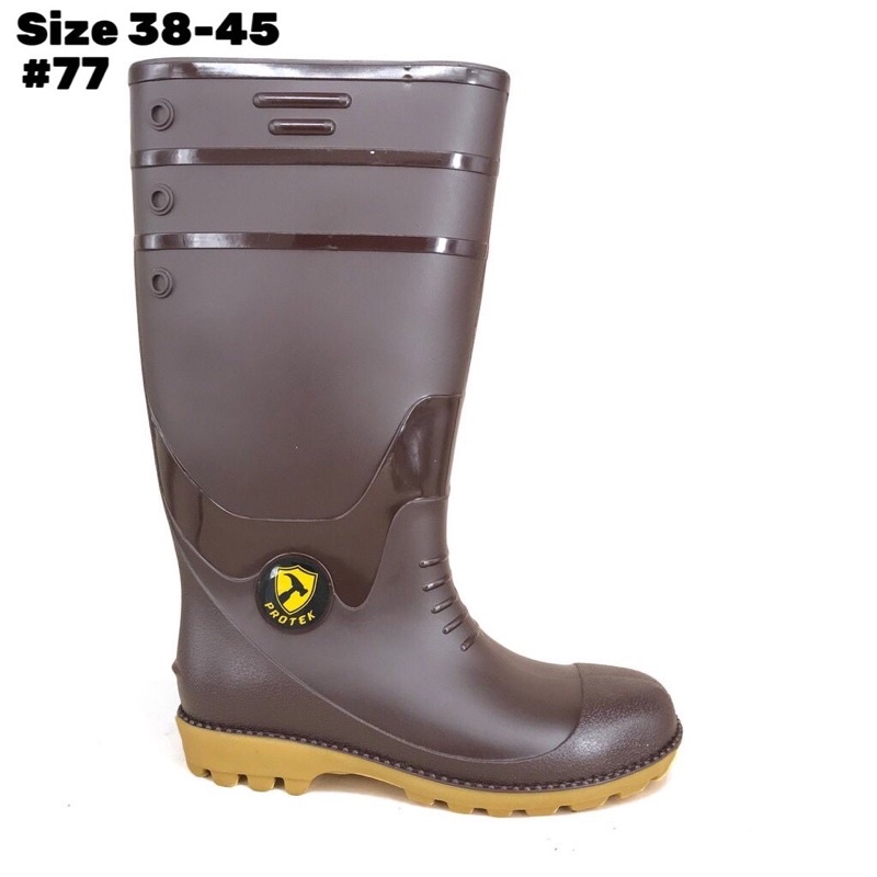 protek/kasut boots hujan/sarung/getah/kalis air/kebun/ladang/rain boots ...