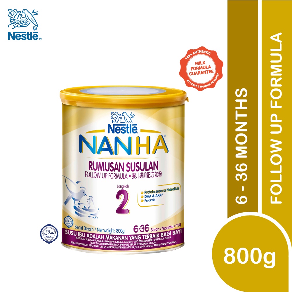 Nestle Nan HA Stage 2 Hypoallergenic (800g) | Shopee Malaysia