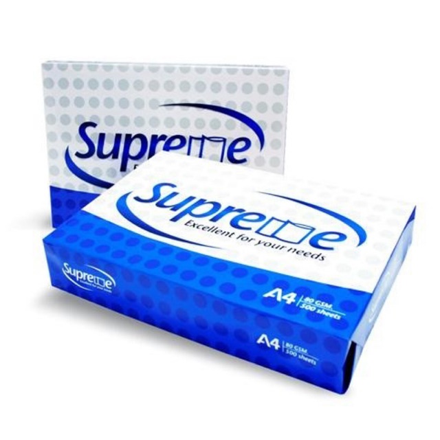 Supreme A4 Plain Paper 80Gsm ~ 500 Sheets (Similar to Double A’s Quality) | Shopee Malaysia