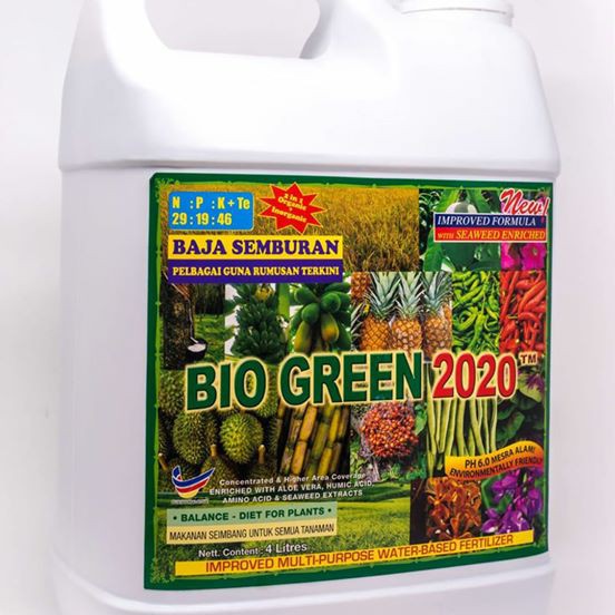 BIOGREEN 2020 (4 Litre) | Shopee Malaysia