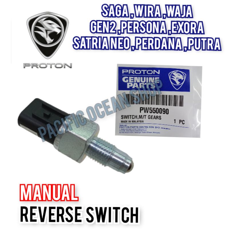 REVERSE SWITCH (MANUAL) (ORIGINAL) PROTON SAGA,WIRA,WAJA,GEN2,EXORA ...