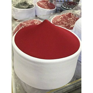 Kopiah Al Azhar (Merah/Putih & Hijau/Putih) | Shopee Malaysia